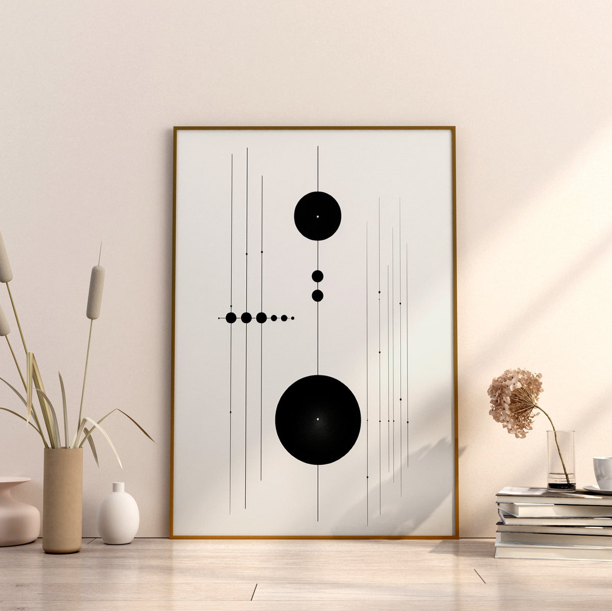 Affiche Moderne Noir et Blanc & Affichea