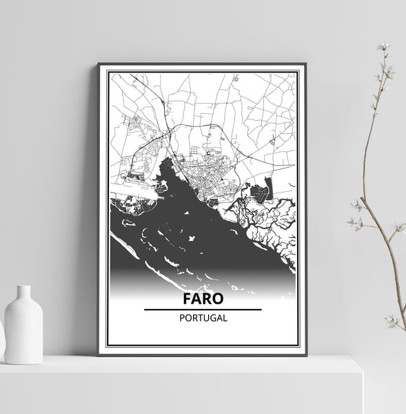 Affiche Carte Faro | Affichea