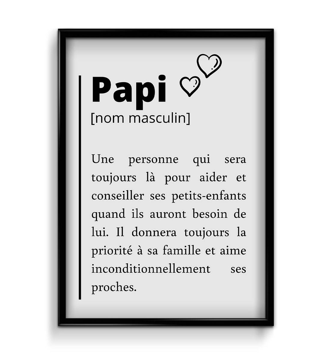 Affiche Définition Papi | Affichea